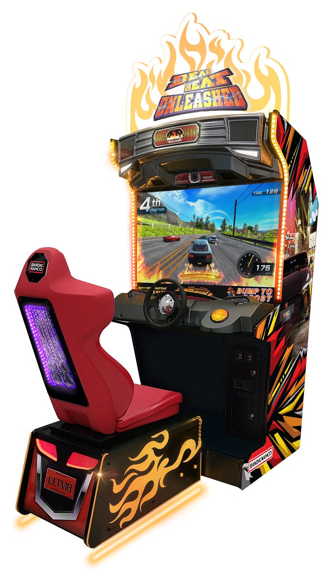 Dead Heat Unleashed Arcade Driving Game | M&P Amusement