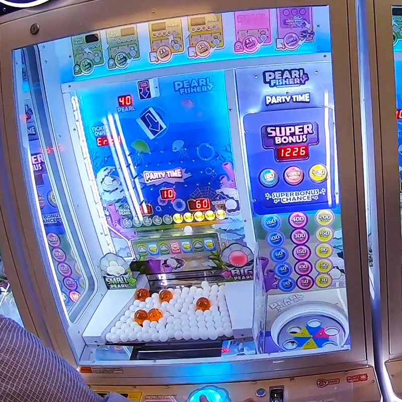 Pearl Fishery Arcade Coin Pusher | M&P Amusement