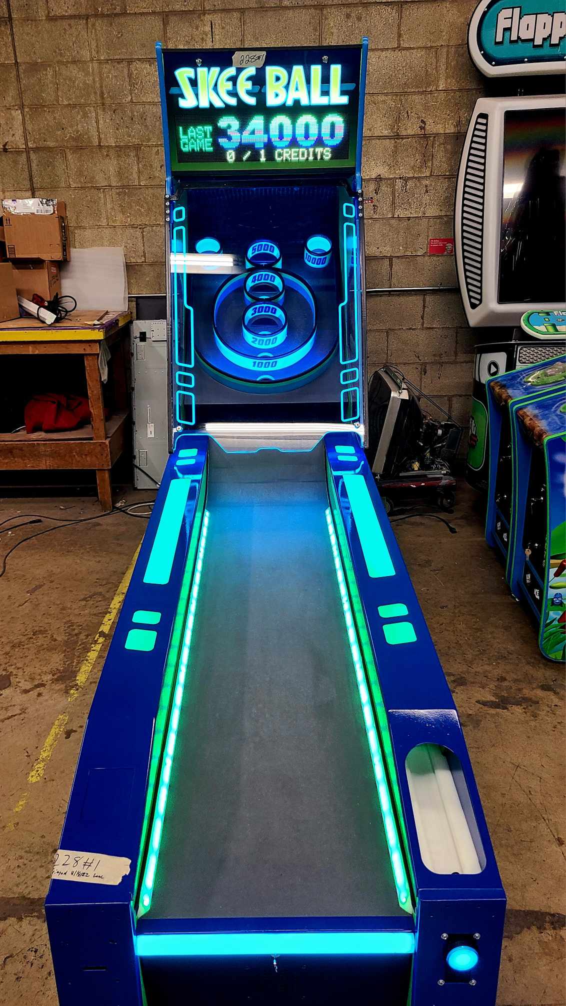 Modern Skee Ball Alley Roller Arcade Game | M&P Amusement