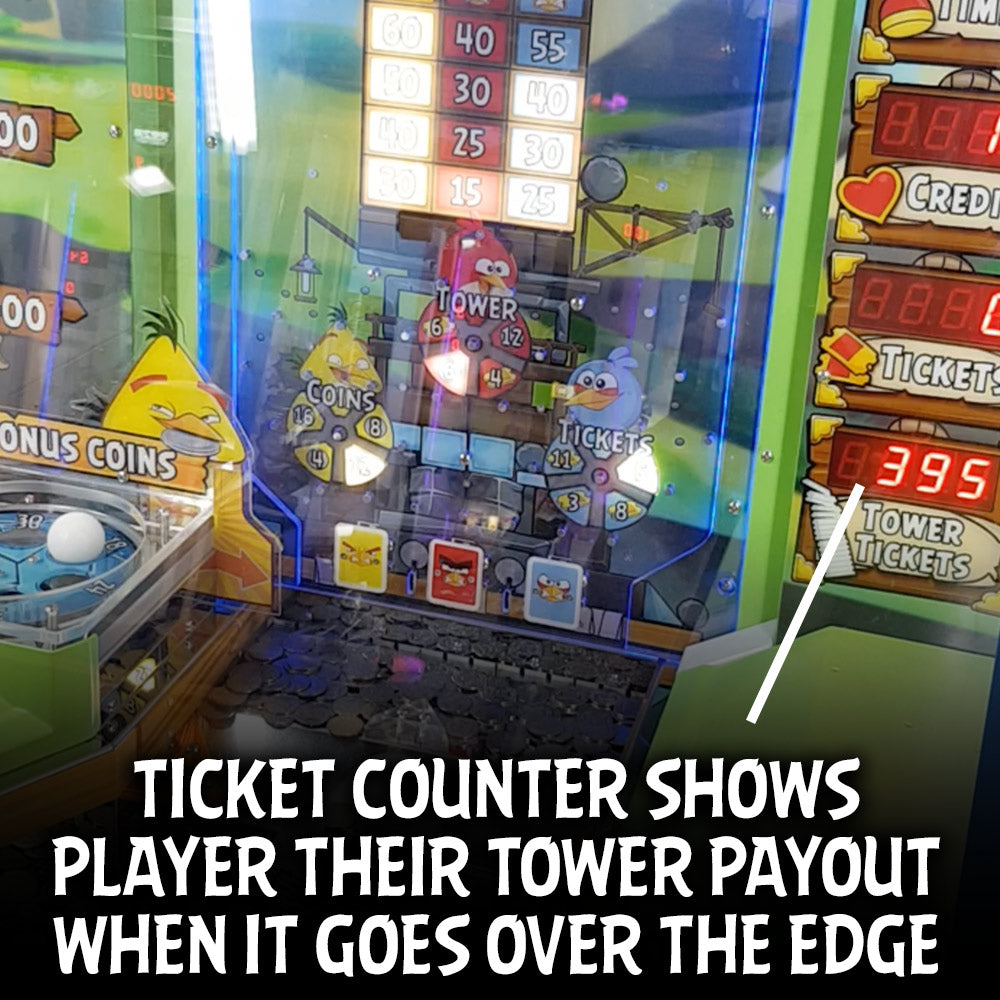 Angry Birds Coin Crash Arcade Coin Pusher | M&P Amusement