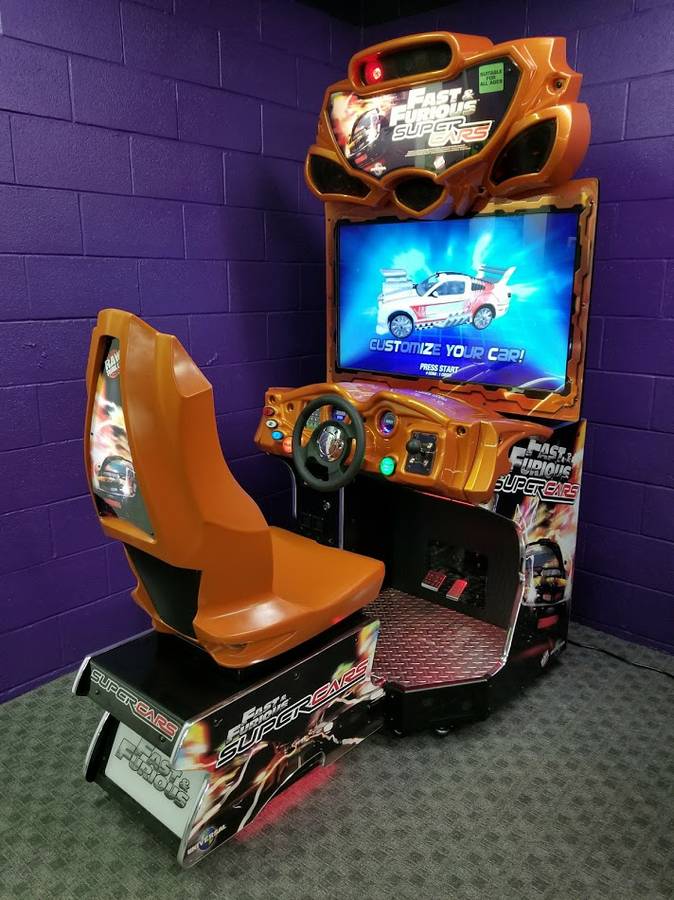 Fast & Furious Super Cars 42" Arcade Driving Game | M&P Amusement