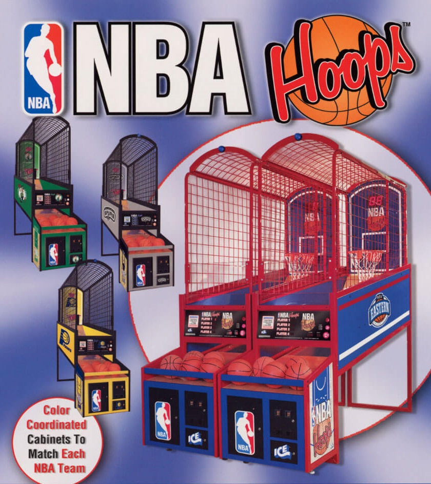 NBA Hoops Basketball Arcade Game | M&P Amusement